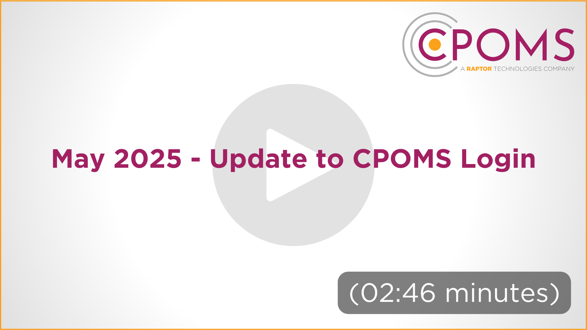 CPOMS Video Library