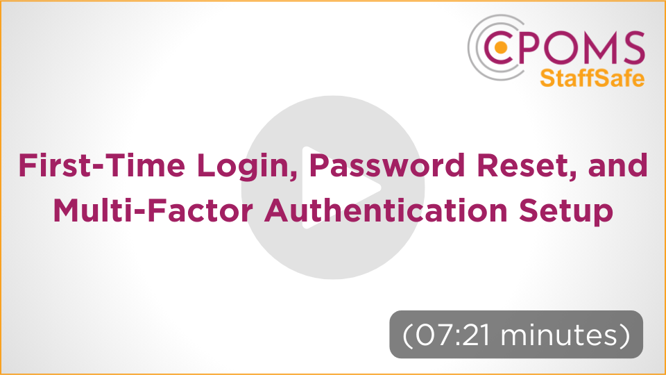 CPOMS StaffSafe Video Library