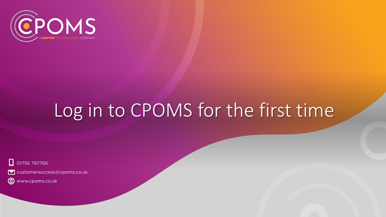 CPOMS Video Library