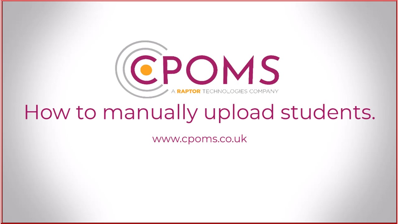CPOMS Engage Video Library