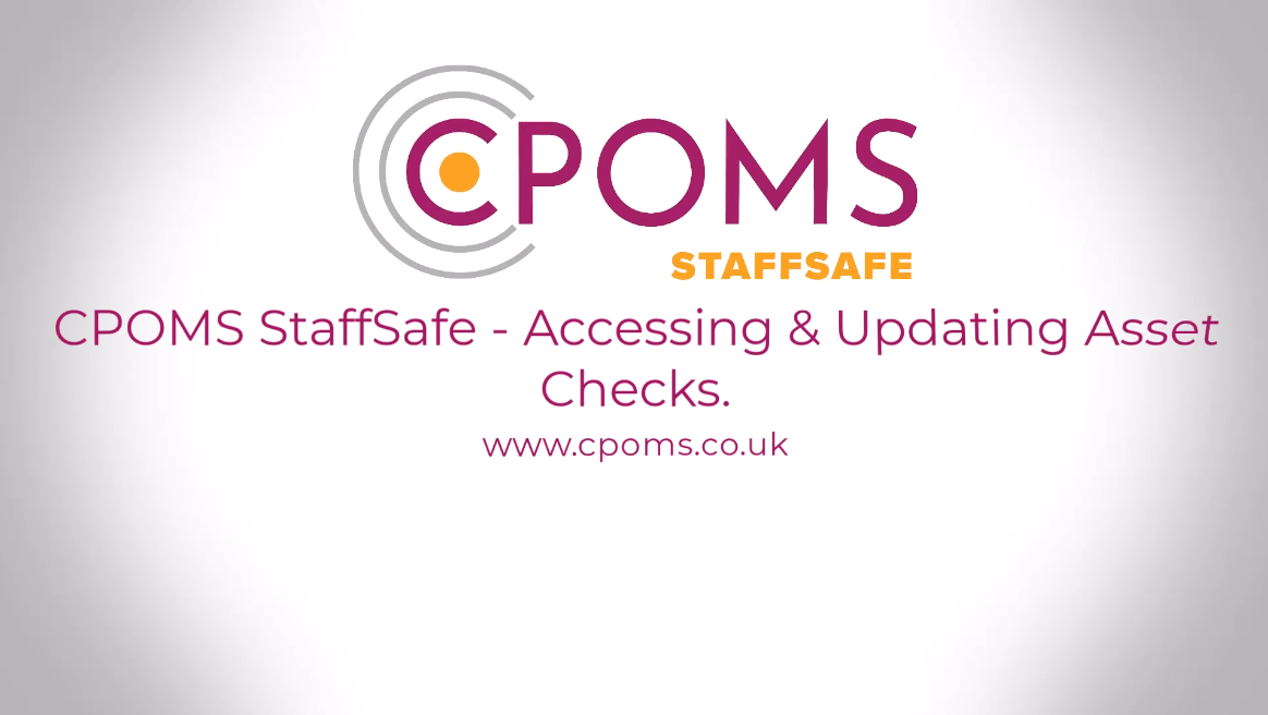CPOMS StaffSafe Video Library