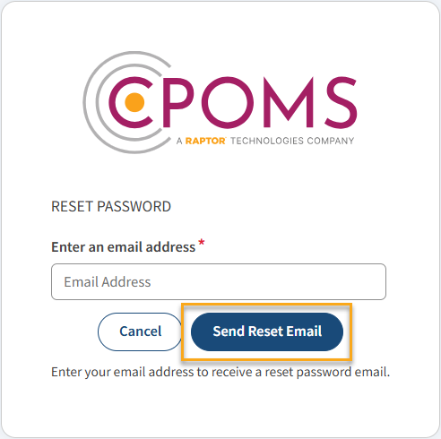 How to log-in to CPOMS StaffSafe for the first time