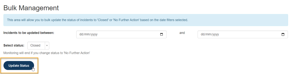 CPOMS StudentSafe - Bulk closing incidents