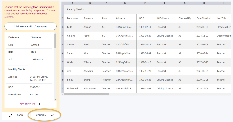 CPOMS StaffSafe - Uploading your Single Central Record