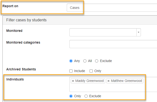 CPOMS StudentSafe - Reporting (Cases and Forms)